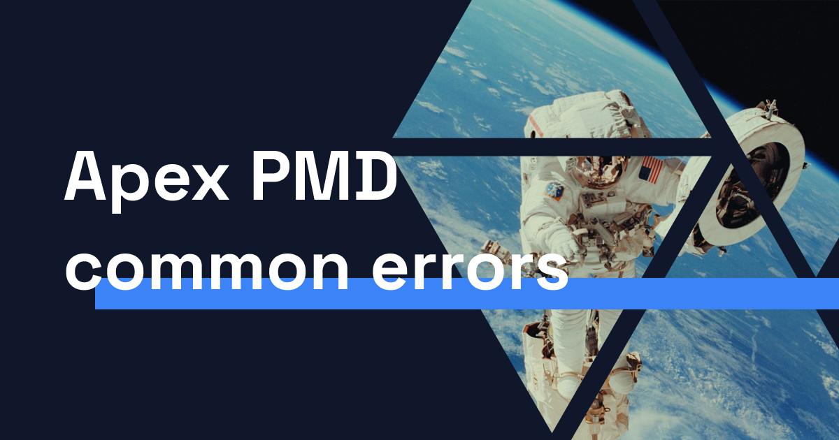 Apex Pmd Common Errors